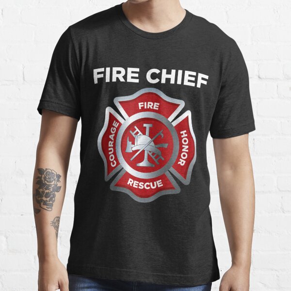 "Firefighter Firefighting Fireman Fire Chief" T-shirt for Sale by ...