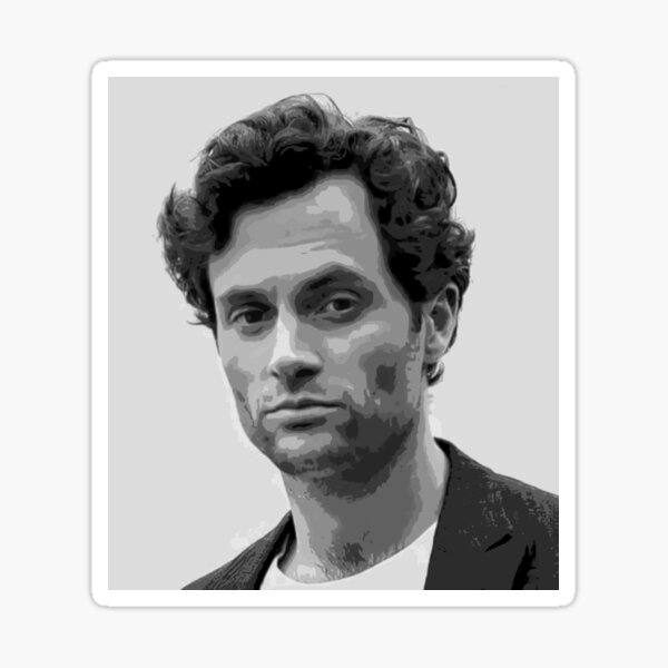 "Penn Badgley Pop Art Portrait" Sticker for Sale by saintiro | Redbubble