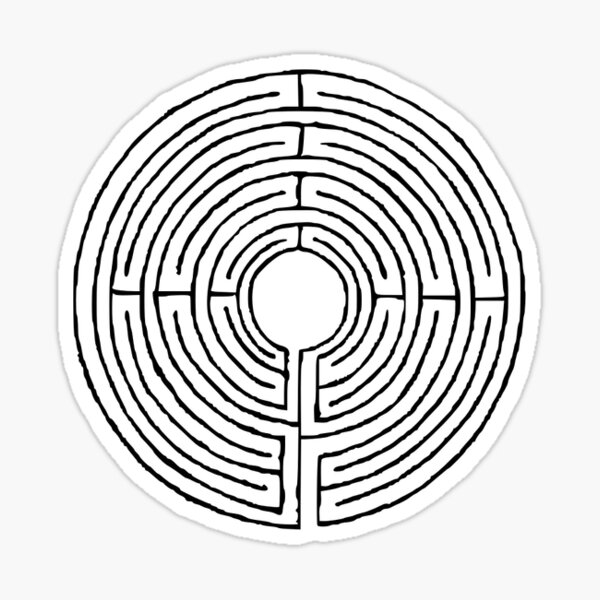 "Maze" Sticker for Sale by 808katarse | Redbubble