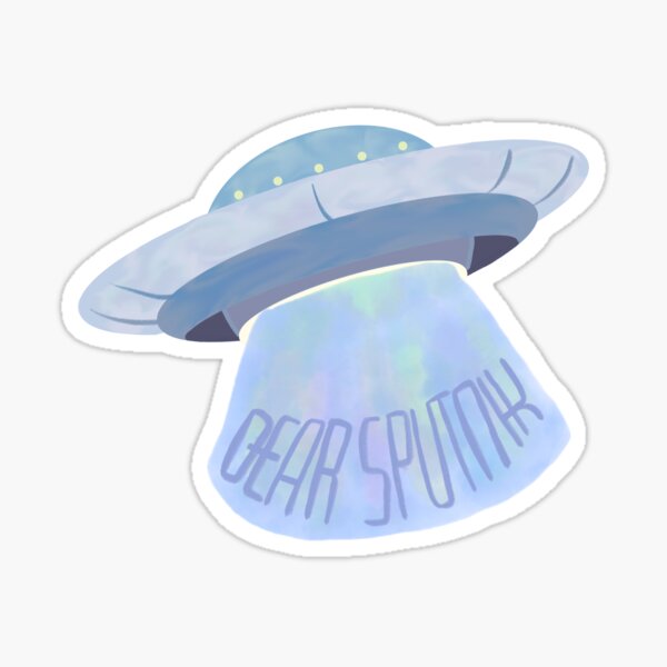 "txt dear sputnik ufo" Sticker for Sale by hugbeom | Redbubble