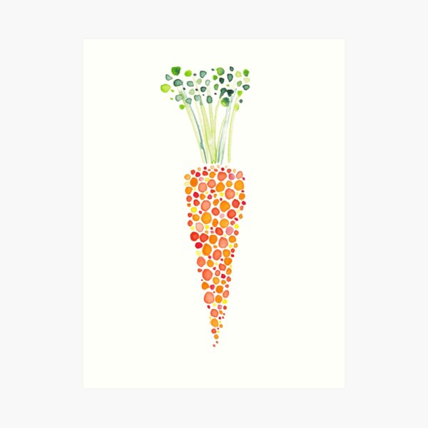 "Carrot" Art Print for Sale by lauramaxwell | Redbubble