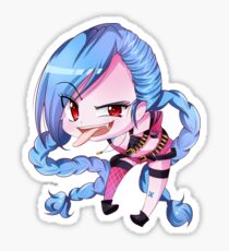 Chibi Jinx: Stickers | Redbubble