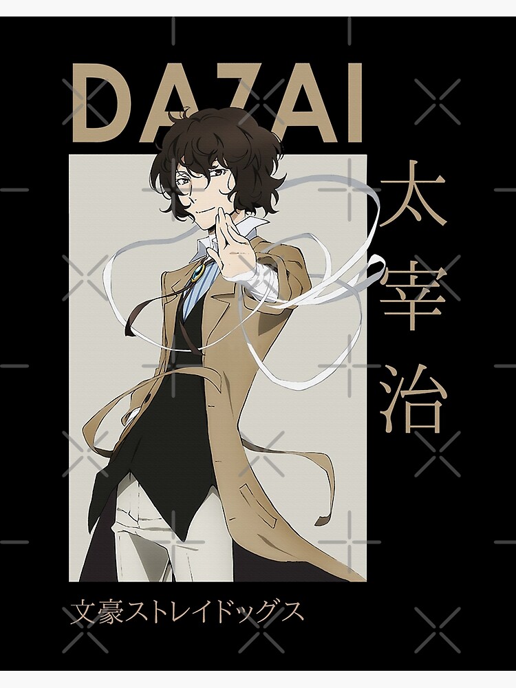 Póster «Osamu Dazai Bungou Stray Dogs Card Anime Manga corta Mujer» de ...