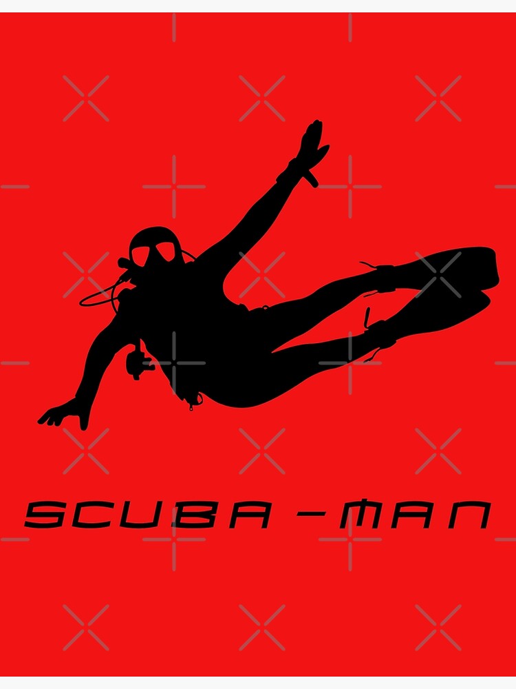 "Scuba-Man the underwater superhero spiderman" Poster for Sale by ...