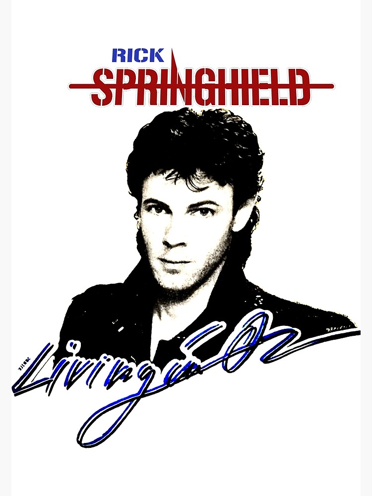 "Rick Springfield 1983 Living in OZ Vintage 80s" Poster for Sale by ...