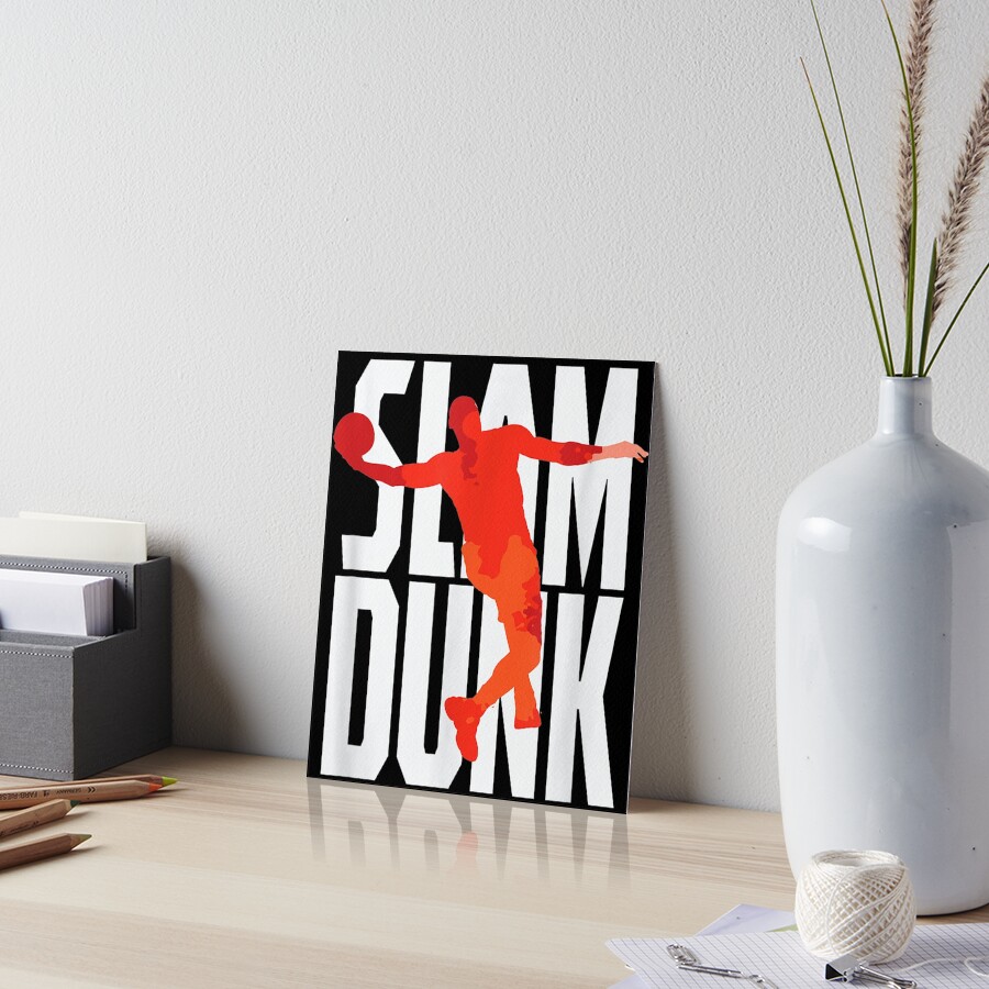 "Slam Dunk Basketball" Art Board Print by Setbay | Redbubble