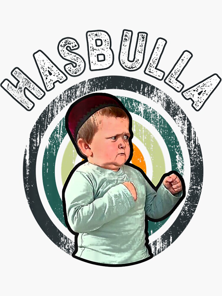 Pegatina «Hasbulla - Sonrisa divertida de Hasbulla Hasbullah» de Setbay ...