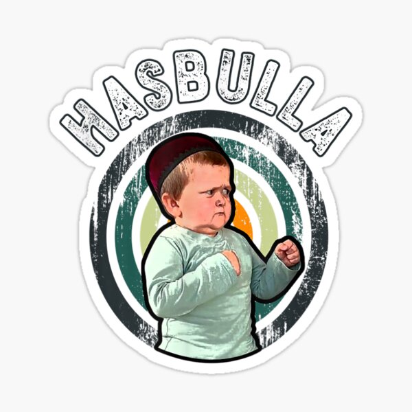 Pegatina «Hasbulla - Sonrisa divertida de Hasbulla Hasbullah» de Setbay ...