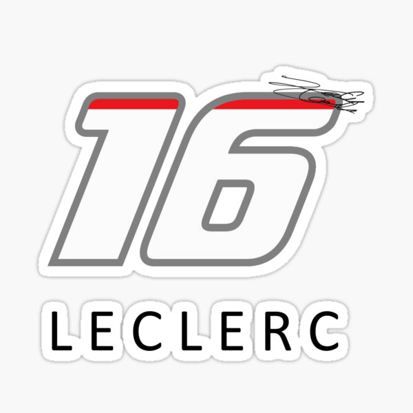 "Charles Leclerc F1 Signature Graphic - Light" Sticker for Sale by ...