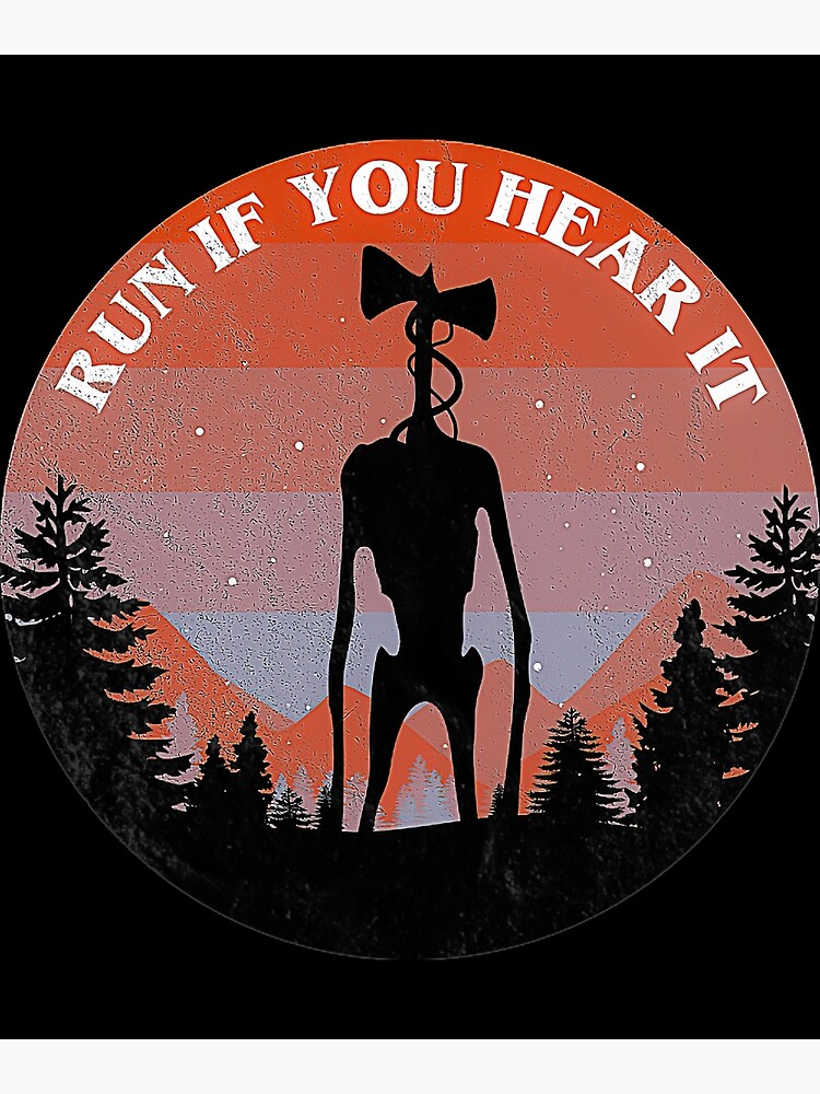 "Siren Head" Poster for Sale by Sirennn03 | Redbubble