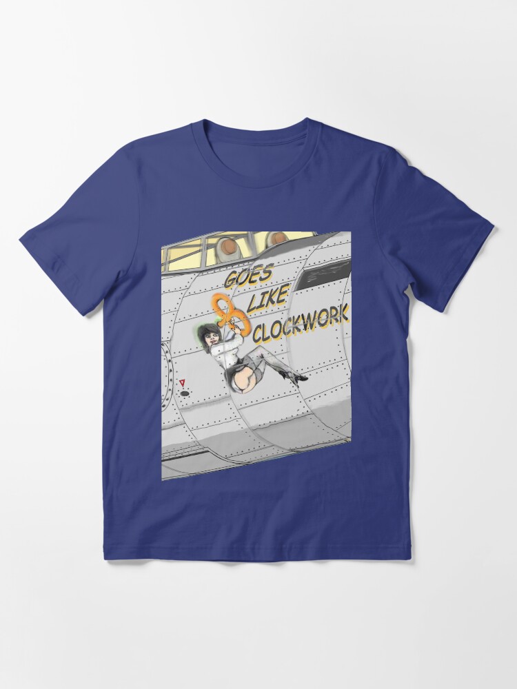 "Aircraft Nose Art Goes like clockwork" T-shirt for Sale by Radwulf ...
