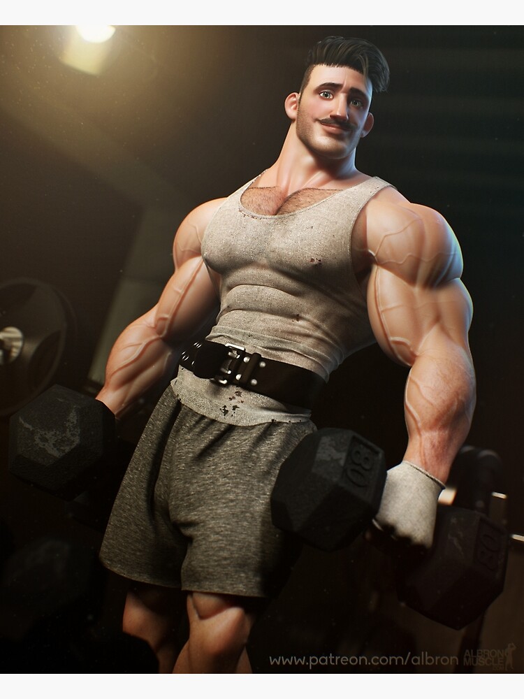 "Louis in the Gym" Poster by Albron | Redbubble