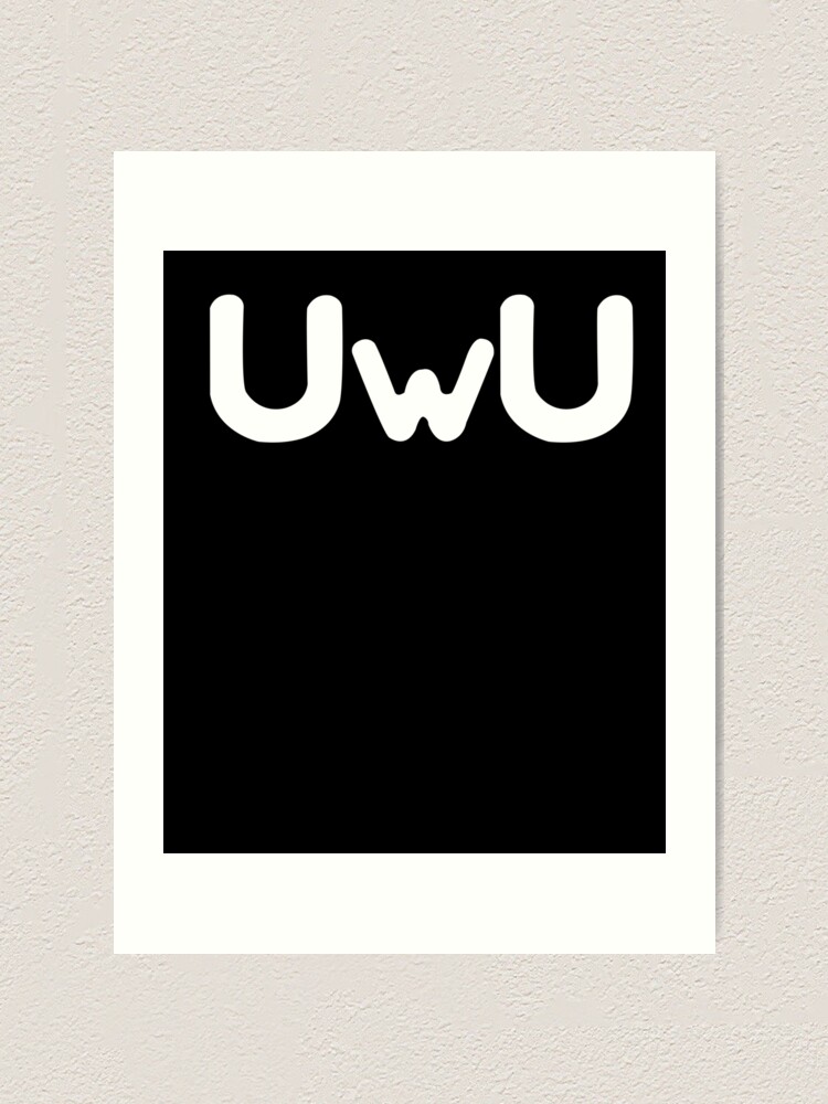 "Kawaii Japanese OwO UwU Face Anime Aesthetic" Art Print by CrissWild ...