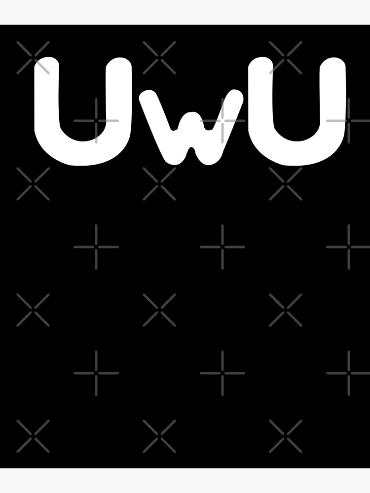 "Kawaii Japanese OwO UwU Face Anime Aesthetic" Art Print by CrissWild ...