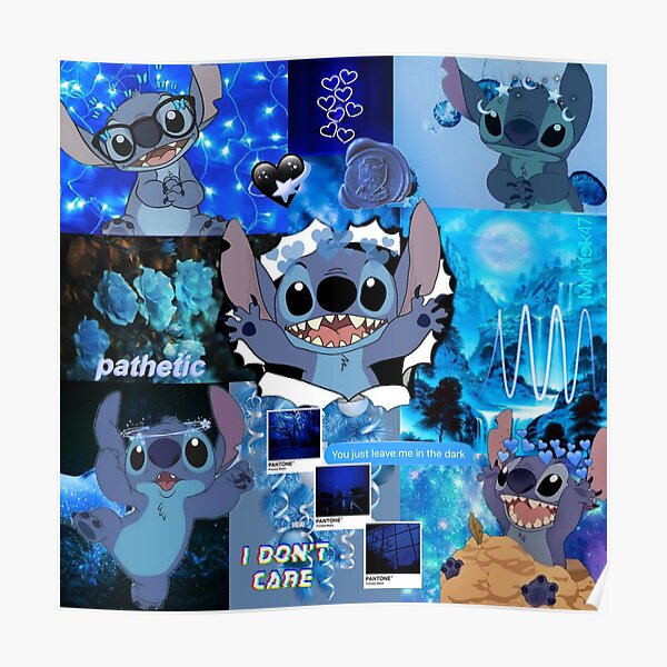 "Aesthetic Stitch" Poster for Sale by Mythfolk47 | Redbubble