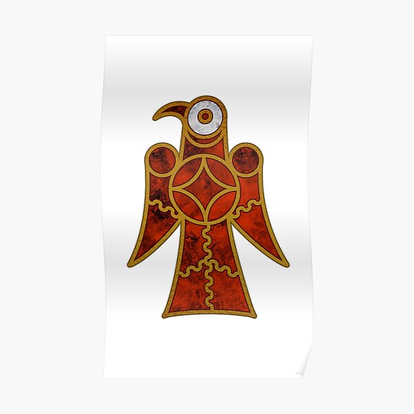 "Anglo Saxon Bird" Poster by sirglennbo | Redbubble