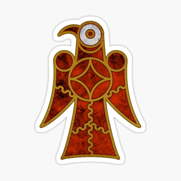 "Anglo Saxon Bird" Sticker for Sale by sirglennbo | Redbubble