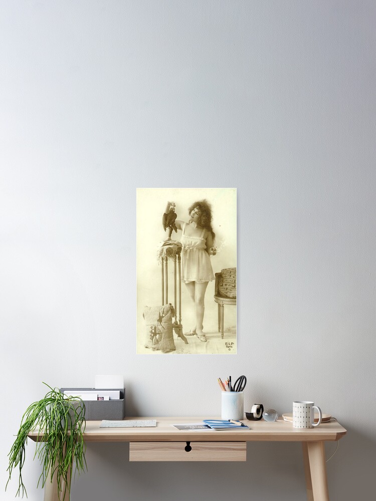 " Victorian-Vintage Risque Image" Poster for Sale by BeautonFashions ...
