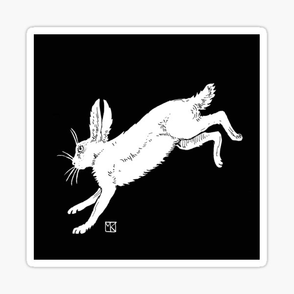 White Rabbit Stickers | Redbubble