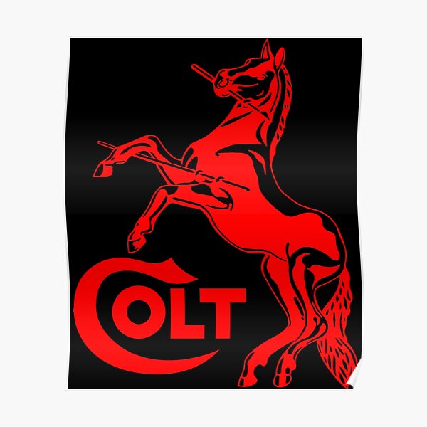 "Colt Horse Logo" Poster for Sale by roki340 | Redbubble