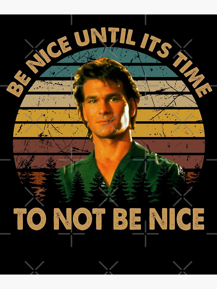 "Vintage Design Old School Films - Be Nice Until Its Time To Not Be ...