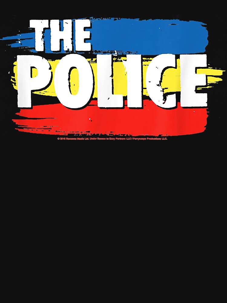 "THE POLICE THREE STRIPES LOGO" T-shirt by greerantonio1 | Redbubble