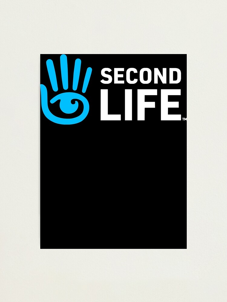 "Second Life Logo" Photographic Print for Sale by GloriaMartin | Redbubble