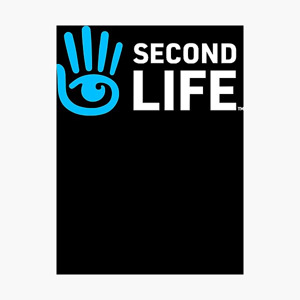 "Second Life Logo" Photographic Print for Sale by GloriaMartin | Redbubble