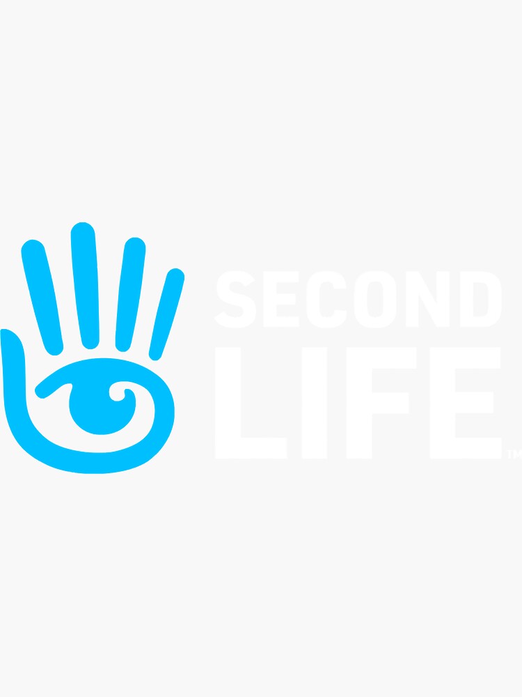 "Second Life Logo" Sticker for Sale by GloriaMartin | Redbubble