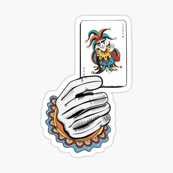 "Joker Card" Sticker for Sale by TobsJacob | Redbubble