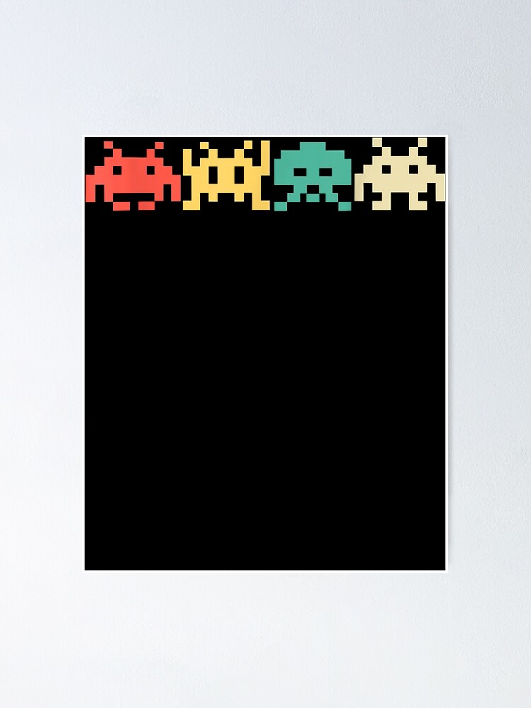 "80s Video Game Vintage Retro Arcade" Poster for Sale by benderabraham1 ...
