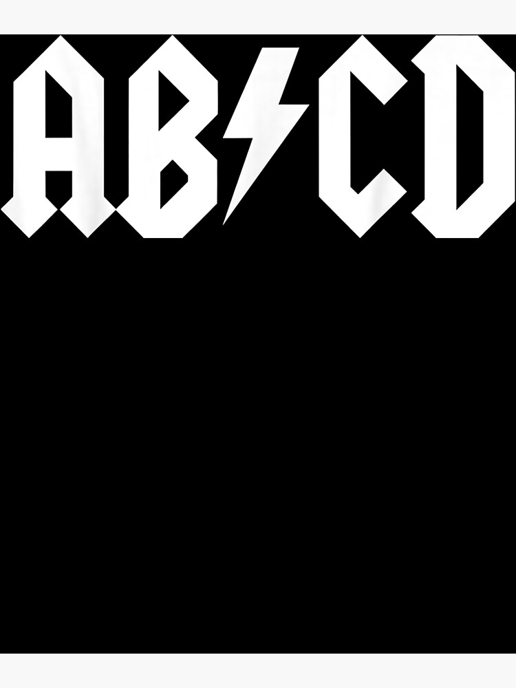 "Boys Girls Teachers ABCD Rock Graphic back to School" Poster by ...