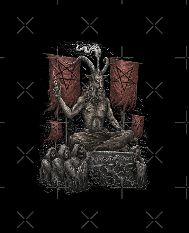 "Dark 666 Satanic Baphomet Goat" iPad Case & Skin for Sale by ...