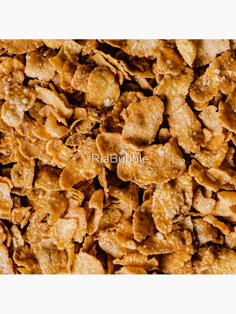 "Corn Flakes" Sticker for Sale by RiaBubble | Redbubble