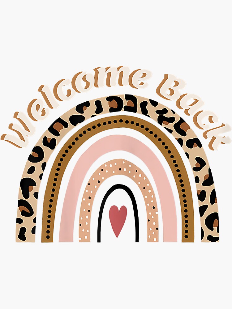 "Womens Teacher's Diversity Welcome Back-To-School Rainbow" Sticker by ...