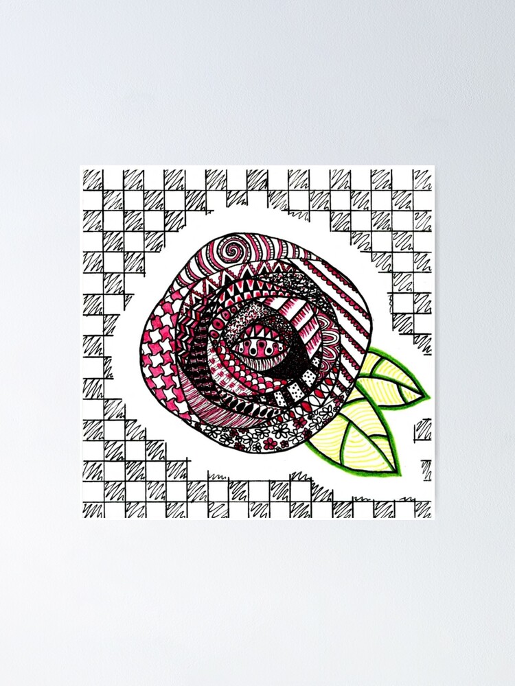"Zen-Rose" Poster for Sale by tarot-dactyl | Redbubble