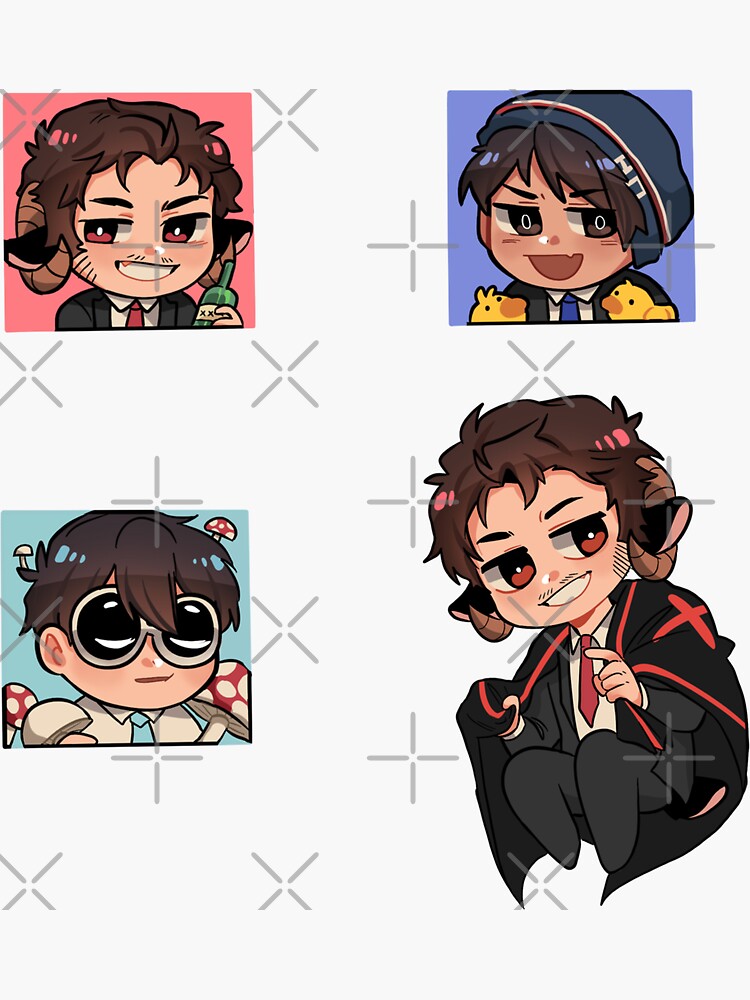 "Jschlatt president arc stickers " Sticker for Sale by Gomihato | Redbubble