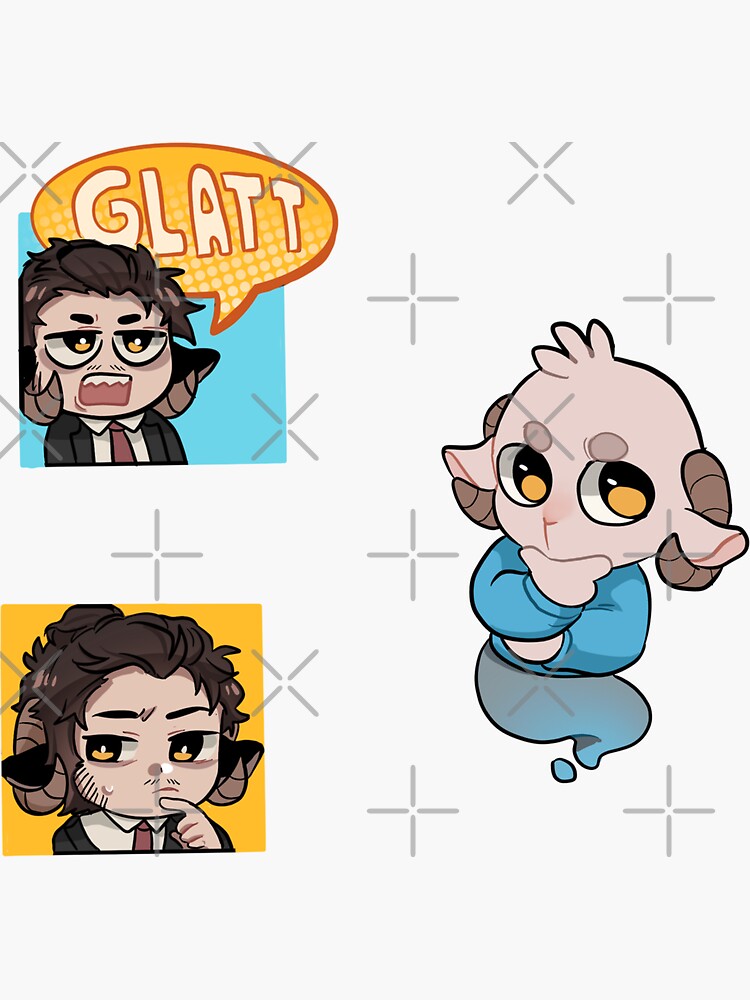 "Glatt Stickers" Sticker for Sale by Gomihato | Redbubble