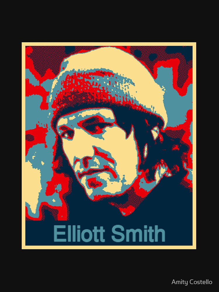 "Elliott Smith (poster style) " T-shirt for Sale by starlight-fairy ...