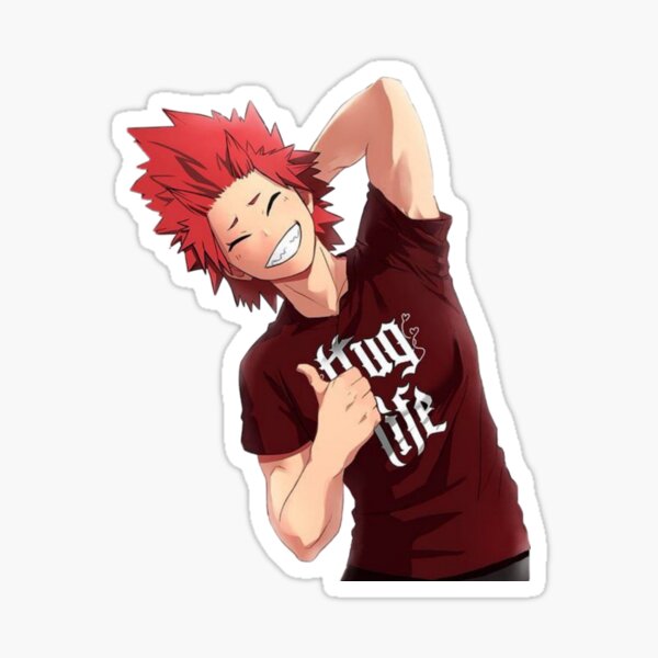 "My hero Academia kirishima " Sticker by Chanwooirl | Redbubble