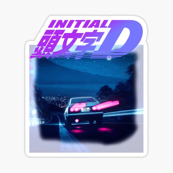 "Initial D Neon AE86| Perfect Gift anime " Sticker for Sale by cblanca ...