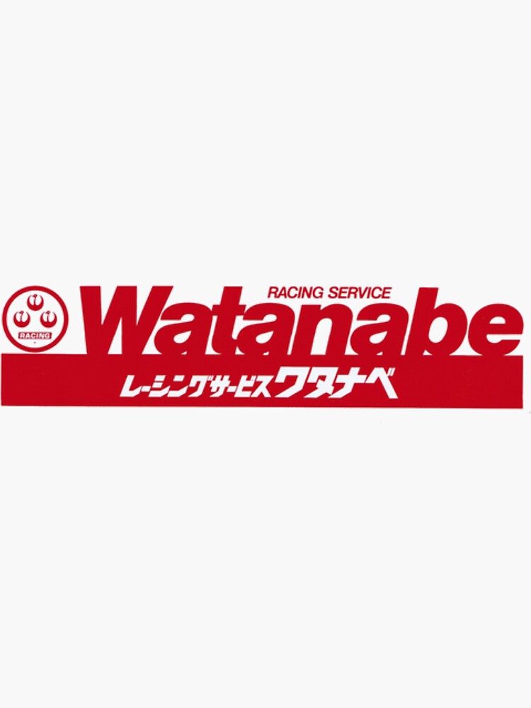 "Watanabe Racing Service Class JDM" Sticker for Sale by Tougeplayers7 ...