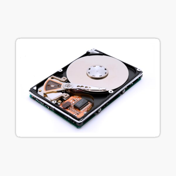 "Hard disk" Sticker for Sale by troianifabrizio | Redbubble
