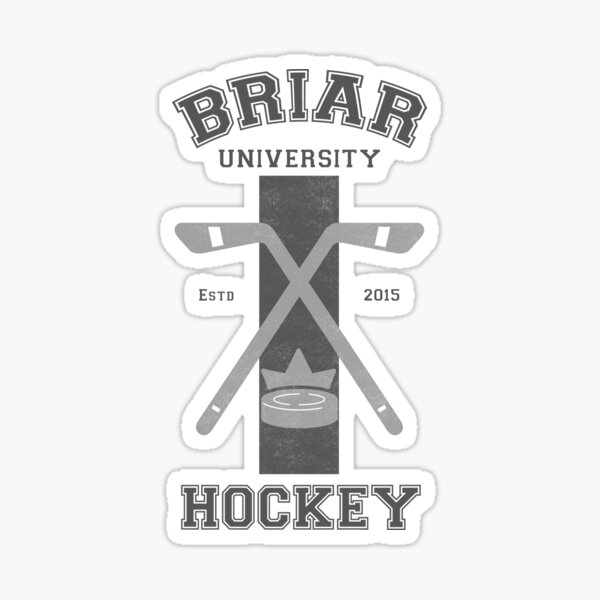 "Briar university hockey off campus" Sticker for Sale by suneele ...
