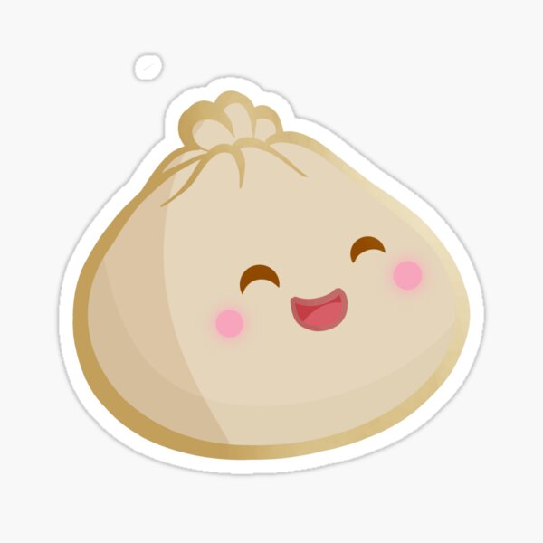 "Happy Bao Bun" Sticker for Sale by RandomCitizen | Redbubble