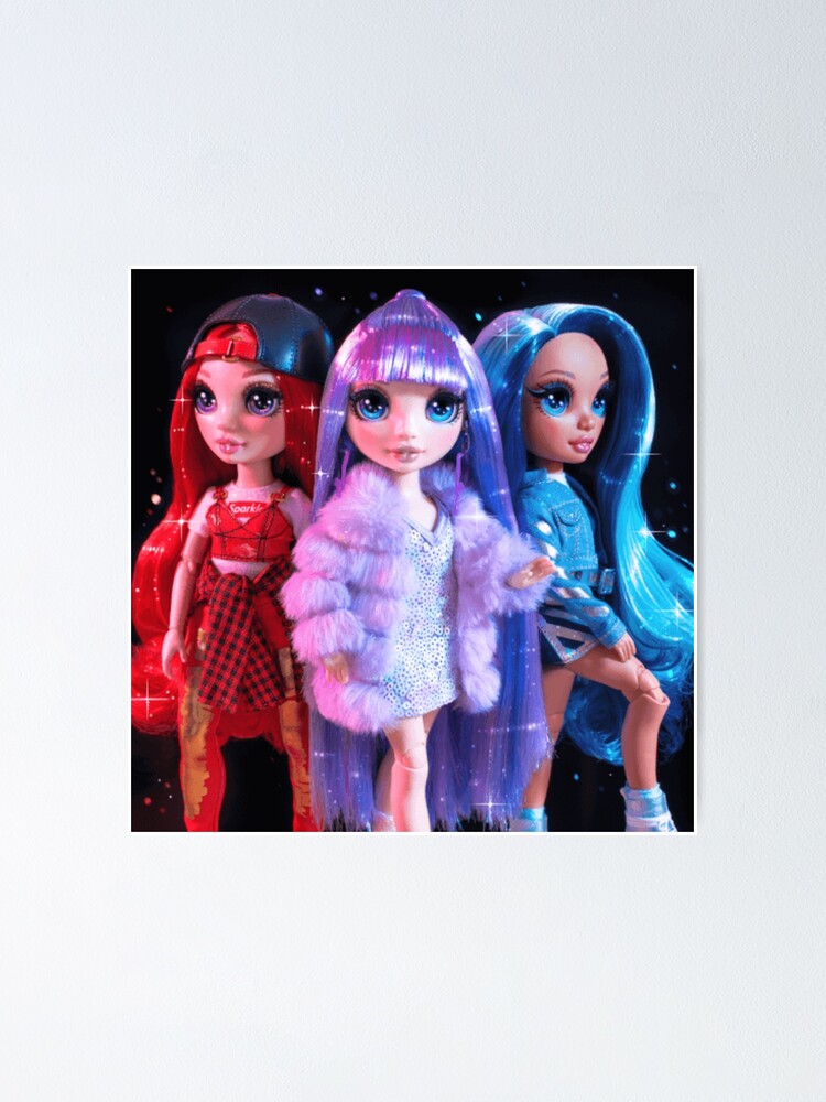 "Rainbow High – Ruby Anderson, Violet Willow & Skyler Bradshaw" Poster ...