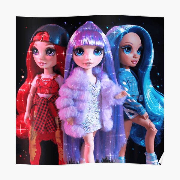 "Rainbow High – Ruby Anderson, Violet Willow & Skyler Bradshaw" Poster ...