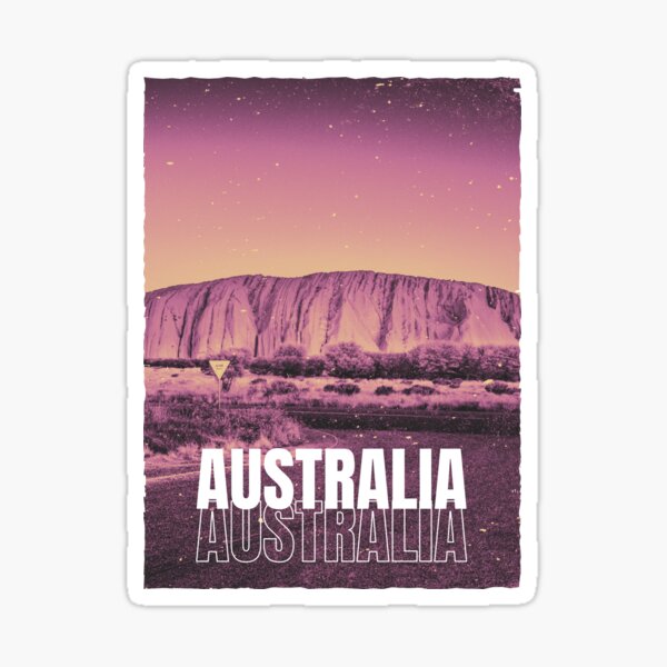 "Uluru Australia" Sticker for Sale by TamGustam | Redbubble