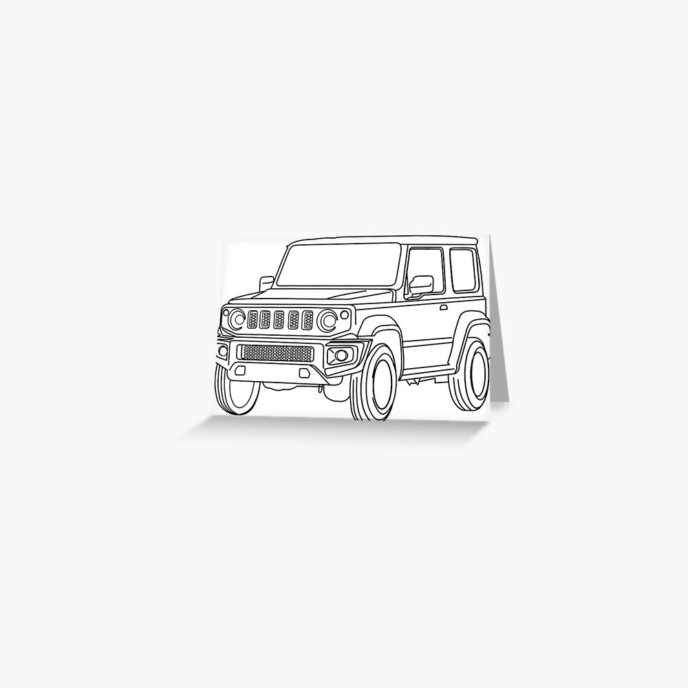 "Suzuki Jimny" Sticker for Sale by Aurealis | Redbubble