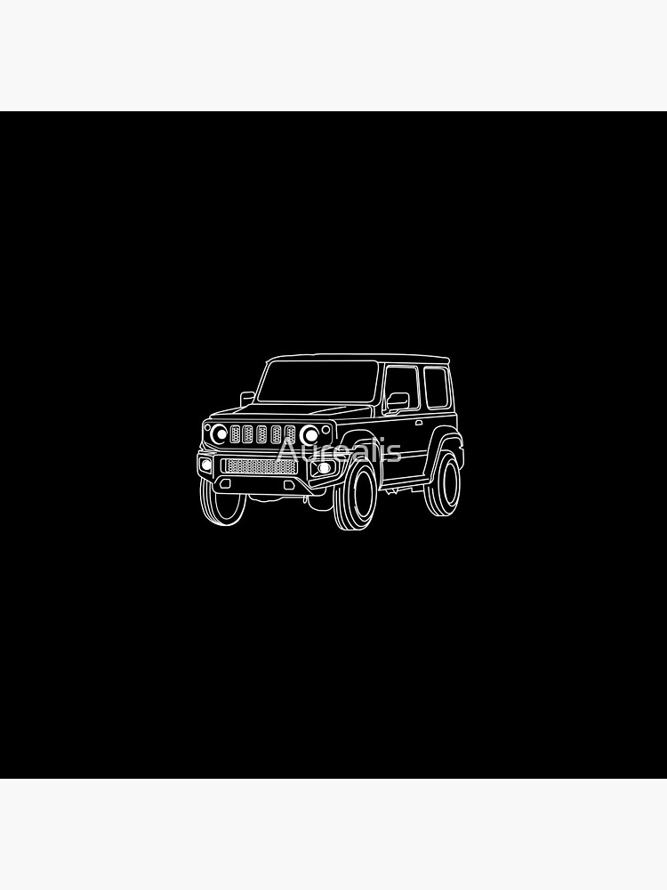 "Suzuki Jimny" Pin for Sale by Aurealis | Redbubble